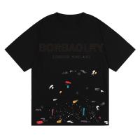 China Custom Men Acid Washed Graffiti Paint Splash Cotton T Shirt Wholesale 170 280G ODM OEM for sale