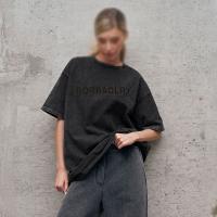 China Oversized Vintage Washed Cotton T-Shirt Heavyweight 170-280G Custom ODM for sale
