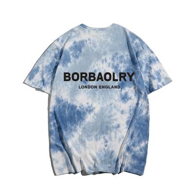 China Men Heavyweight Cotton Tie Dye T-Shirt Oversized Streetwear 170-280gsm Custom ODM/OEM for sale