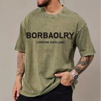 China Men's Oversized Graphic Crop Top T-Shirt 170-280gsm Breathable Anti-Wrinkle Street Style for sale