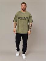 China Men's Oversized Graphic Crop Top T-Shirt 170-280gsm Breathable Anti-Wrinkle Street Style for sale