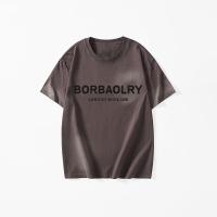 China Wholesale Oversized Unisex Cotton T-Shirt 280 Gsm Heavyweight Streetwear Custom DTG Print for Men for sale