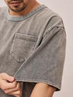 China Wholesale Heavy Weight Oversize Men's T Shirt 170-280G Cotton Vintage Printing for sale