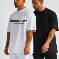 China 220gsm Cotton Oversized T Shirt High Quality Drop Shoulder Wholesale Custom Tshirts for Men for sale