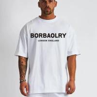 China 220gsm Cotton Oversized T Shirt High Quality Drop Shoulder Wholesale Custom Tshirts for Men for sale
