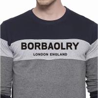 China Men's Color Block Pullover T-Shirt 170-220G Breathable Anti-Wrinkle Custom ODM for sale