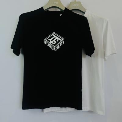 China Men's Graphic Print Crew Neck Tee 100% Cotton Jersey Short Sleeve Streetwear 170-230G Fabric for sale