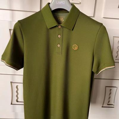 China Premium Men Polo Shirts Classic Collar Cotton 170-230G ODM OEM Anti-wrinkle Breathable for sale