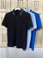 China Men's 100% Cotton Pique Polo Shirt with Contrast Trim 170-230G ODM/OEM Long Sleeve for sale