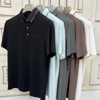 China Luxury Men Polo Shirts Minimalist Contrast Collar 170-230G Cotton Long Sleeve ODM OEM for sale
