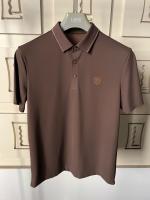 China Luxury Men Polo Shirts Minimalist Contrast Collar 170-230G Cotton Long Sleeve ODM OEM for sale