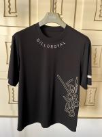China Cotton Crew Neck T-Shirt for Men Rhinestone Logo Graphic Design 170-230G OEM ODM for sale