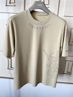 China Cotton Crew Neck T-Shirt for Men Rhinestone Logo Graphic Design 170-230G OEM ODM for sale
