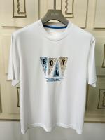China Men's 100% Cotton Crew Neck Short Sleeve T-Shirt with Graphic Print 170-230G for sale
