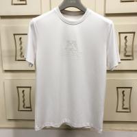 China Men's Premium Organic Cotton T-Shirt 170-230G Embossed Logo Soft Breathable for Casual Business Wear for sale