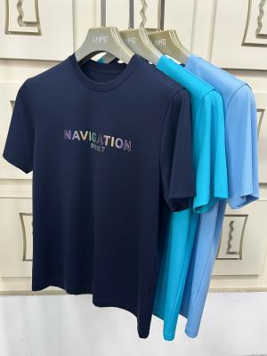 China Custom 100% Cotton Men's T-Shirt 170-230G Breathable Anti-Wrinkle Short Sleeve ODM/OEM for sale