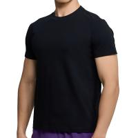 China Men's Sorona Fabric Quick Dry Sports T-Shirt Breathable Gym Shirt 210gsm Cotton Polyester Blend for sale