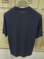 China Custom Logo 180gsm 100% Cotton Solid Jersey Short Sleeve T-Shirt for Men EU Size for sale