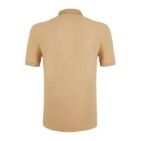China Custom Men's Polo T Shirts 100% Cotton Double Sided Embroidered Logo 170-230G for sale
