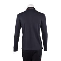 China Custom Anti-Pilling Long Sleeve Polo Shirt for Men 170-120gsm Cotton Business Wear for sale