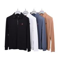 China Custom Logo Long Sleeve Polo Shirt for Men 170-120gsm Cotton Sublimation Work Golf Shirt for sale