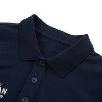 China 250Gsm Classic Style Embroidery 100% Cotton Polo TShirts Slim Fit Men Short Sleeve for sale