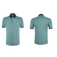 China Custom Embroidery Logo Men's Polo Shirts 100% Cotton Breathable Anti-Wrinkle 170-120G for sale