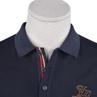 China Wholesale Custom Logo 100% Cotton Long Sleeve Polo Shirt for Men 280-320G Autumn Winter Embroidery for sale