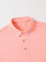 China Custom Men's Quick Dry Golf Polo Shirt 170-220G Cotton Blend Business Wear for sale