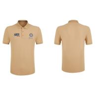 China Custom Men's Quick Dry Golf Polo Shirt 170-220G Cotton Blend Business Wear for sale
