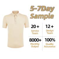 China Custom Logo Cotton Spandex Golf Polo Shirt Quick Dry 170-210G Men Plain T Shirt for sale