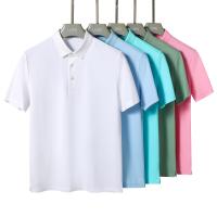 China Custom Logo Breathable Men Golf Polo Shirt 68 Cotton 32 Polyester 170 210G ODM OEM for sale