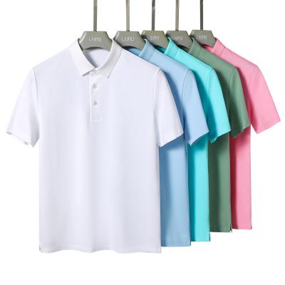 China Custom Logo Breathable Men Golf Polo Shirt 68 Cotton 32 Polyester 170 210G ODM OEM for sale