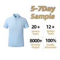 China Custom Logo Breathable Men Golf Polo Shirt 68 Cotton 32 Polyester 170 210G ODM OEM for sale