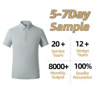 China Custom Logo Men's Quick Dry Polo Tshirt 100% Cotton 170g Breathable Anti Wrinkle for sale