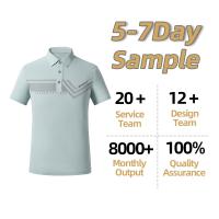 China Custom Quick-Dry Breathable Short-Sleeved Polo T-Shirt for Men 170-210G Cotton Polyester for sale
