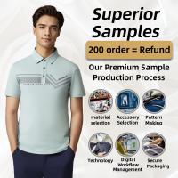 China Custom Quick-Dry Breathable Short-Sleeved Polo T-Shirt for Men 170-210G Cotton Polyester for sale
