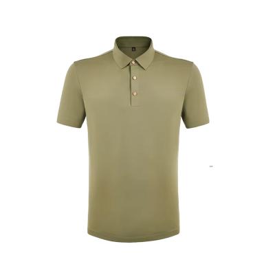 China Custom Quick Dry Breathable Seamless Short Sleeve Men's Polo Shirt 170-210G Cotton Polyester for sale
