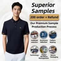 China Wholesale Custom Black Men Polo T Shirt 170-120G Cotton ODM OEM Sportswear for sale