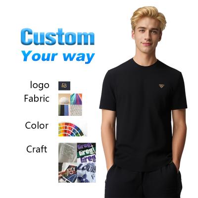 China Customizable Black Men's Golf Polo Shirt 170-120g Breathable Anti-Wrinkle Cotton for sale