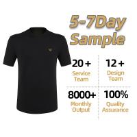 China Customizable Black Men's Golf Polo Shirt 170-120g Breathable Anti-Wrinkle Cotton for sale