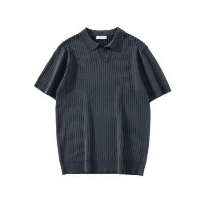 China Custom Men's Polo Shirt 100% Cotton Short Sleeve Knit Sweater 170-280G Fabric ODM/OEM for sale
