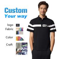 China Wholesale Blank School Uniform Polo Shirt Custom Print Logo 100% Cotton Men's Polo Shirts 170-280G for sale