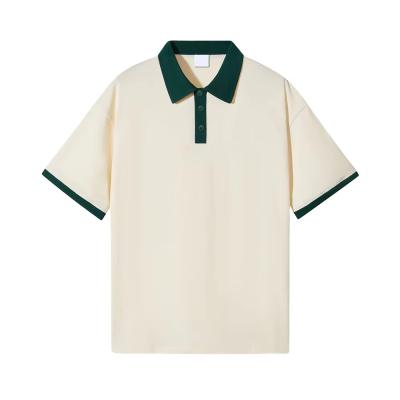 China Men's 100% Cotton Printed Polo Shirt Breathable Short Sleeve Casual Tees 170-280G ODM/OEM for sale