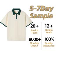 China Men's 100% Cotton Printed Polo Shirt Breathable Short Sleeve Casual Tees 170-280G ODM/OEM for sale