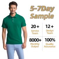 China Custom Men's Polo Shirt Breathable Business Uniform 170-230g Cotton Golf Logo Polo for sale