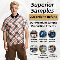 China Men's Cotton Short Sleeve Polo Shirt 170-230g Breathable Anti-Wrinkle Summer T-Shirt for sale