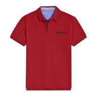 China Custom Logo OEM ODM Men's Knitted Polo Shirt 100% Cotton Short Sleeve 170-230G for sale