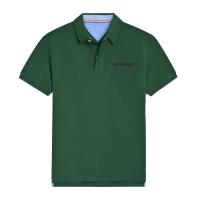 China Custom Logo OEM ODM Men's Knitted Polo Shirt 100% Cotton Short Sleeve 170-230G for sale