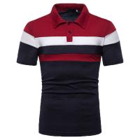 China Custom Logo Men's Polo Shirt 170-230G Cotton Short Sleeve Casual Fashion Top for sale